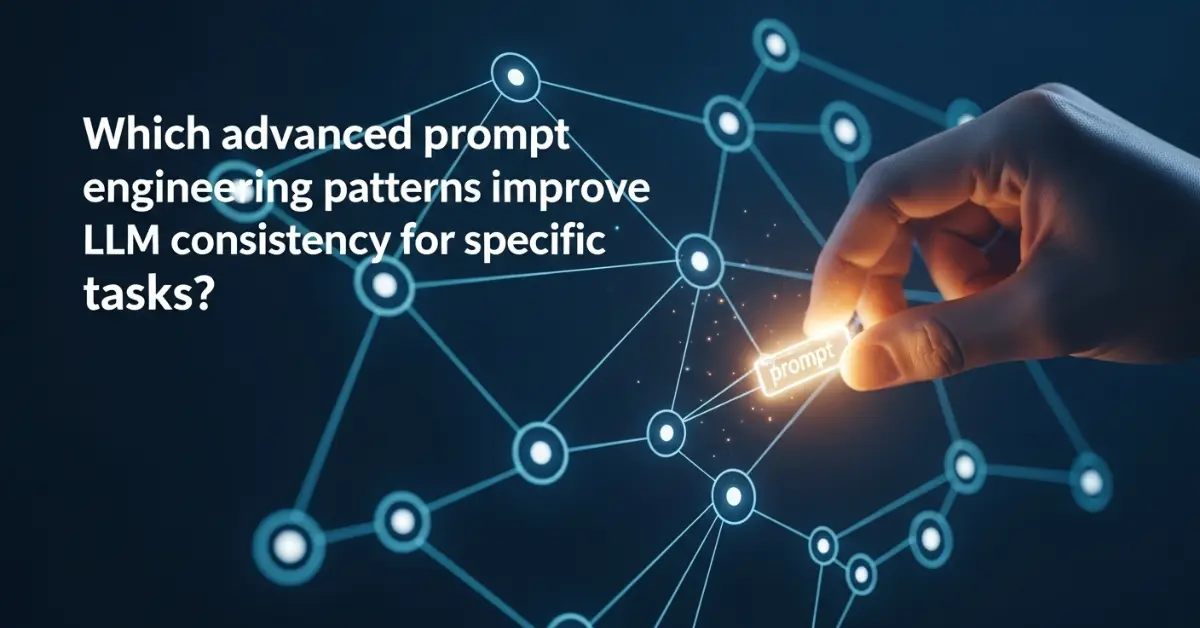 Which advanced prompt engineering patterns improve LLM consistency for ...